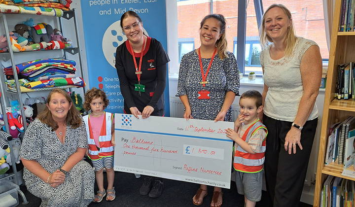 Never too young to fundraise! – Balloons